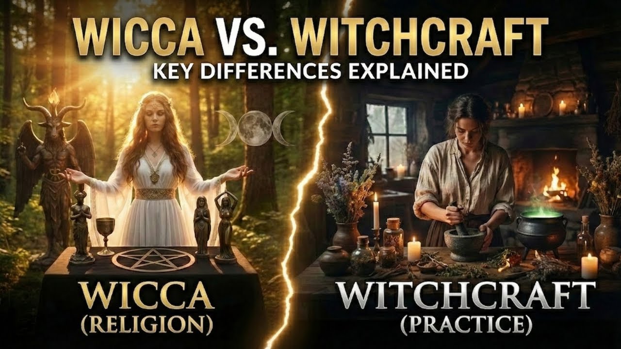 Wicca vs. Witchcraft: Key Differences Explained | Beginners Guide to the Religion and the Craft