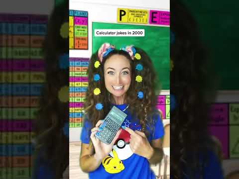 Calculator jokes in 2000