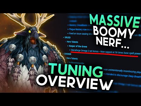 MASSIVE Boomy Nerf! Overview of the Recent 11.2 Class Tuning... (11.2 PTR)
