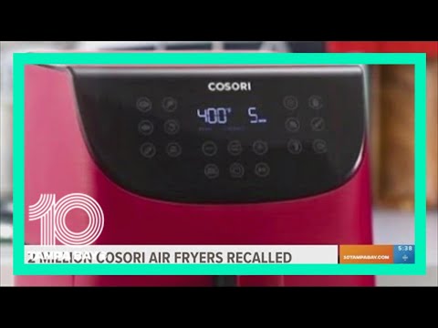2 million Cosori air fryers recalled over reports of burns, property damage