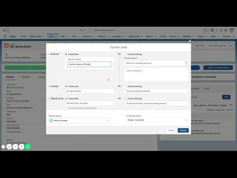 Salesforce Lead Conversion Explained
