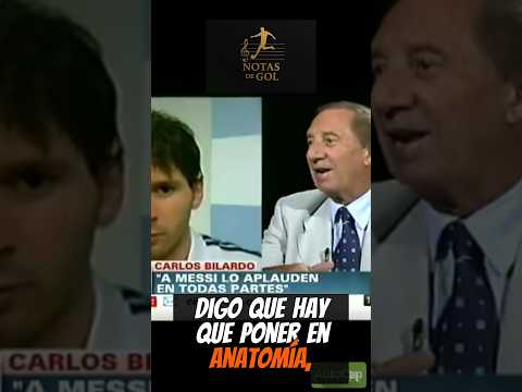 "Tiene un hueso más" #messi #bilardo #argentina #futbol #futbolargentino #soccer #goat