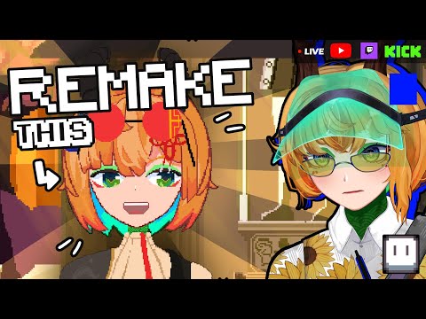 【Drawing】Renaking my Pixelart Model