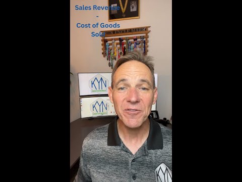 Sales Revenue - Cost of Goods Sold