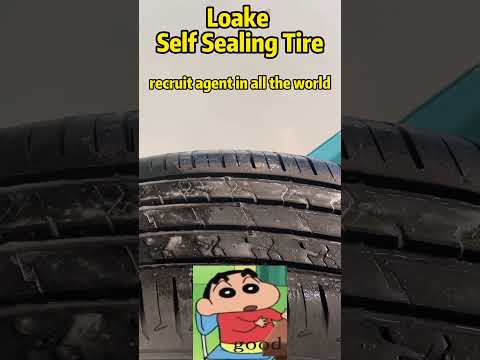 Anti puncture tires Auto-repair demo