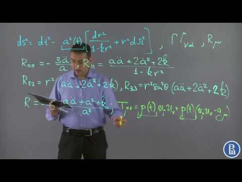 55 Friedmann–Robertson–Walker metric Higher School of Economics Coursera