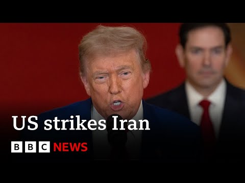 US bombs Iran nuclear sites and Tehran warns of 'everlasting consequences' | BBC News