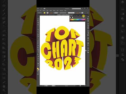 3D Text Wrap text into Shapes Vector Art Vector Illustration