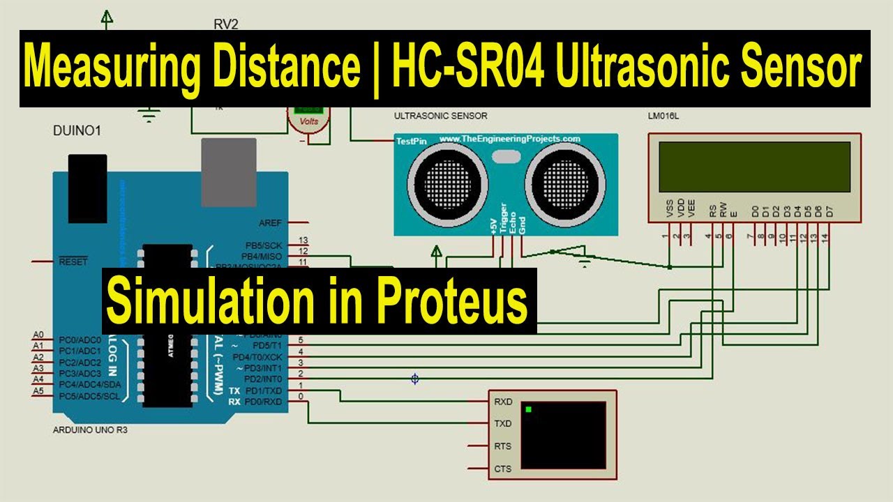 Simulation of HC SR04 Ultrasonic Sensor | with Arduino in Proteus to ... Simulation of HC SR04 Ultrasonic Sensor | with Arduino in Proteus to ...