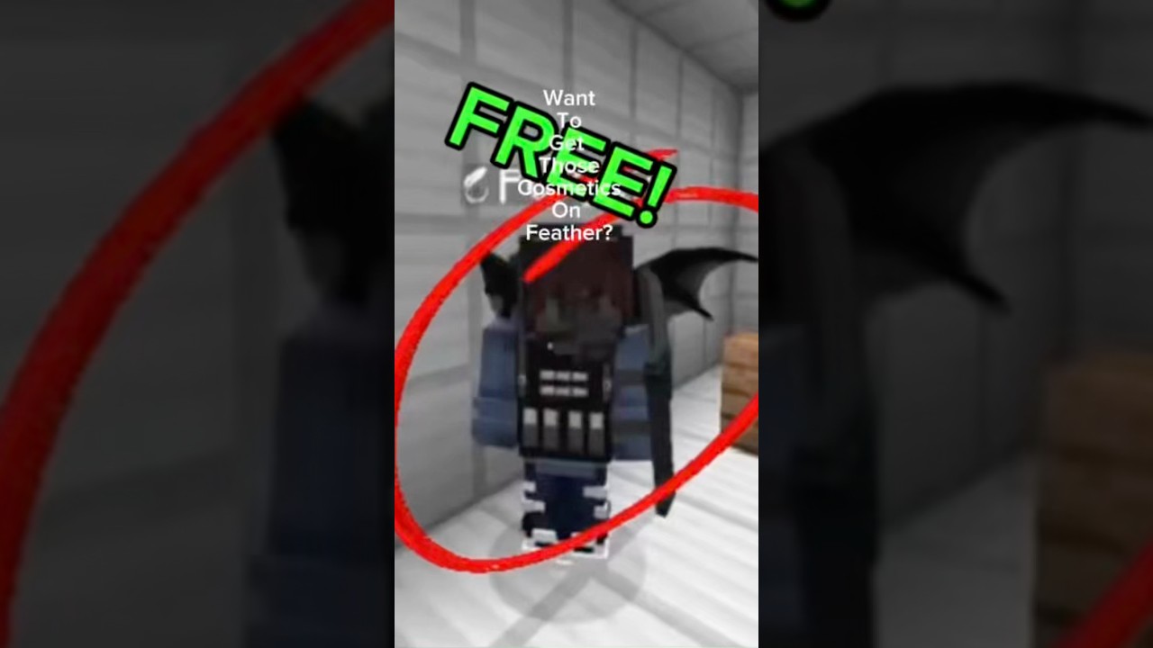 How to get FREE feather client cosmetics!!! #minecraft #feather #client #shorts