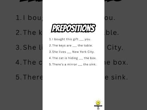 How to Use Prepositions in English | In, On, At Explained with Examples