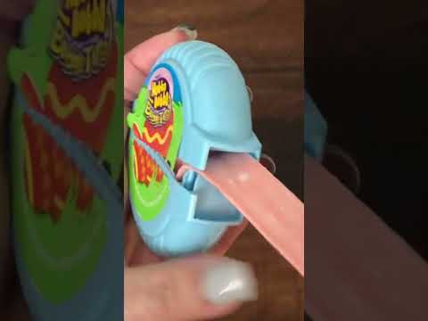 Hubba Bubba Bubble Tape Gum 😋 #shorts #bubblegum #hubbabubba