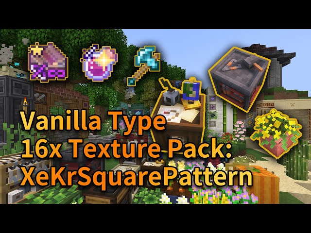 Squareful Minecraft Texture Pack