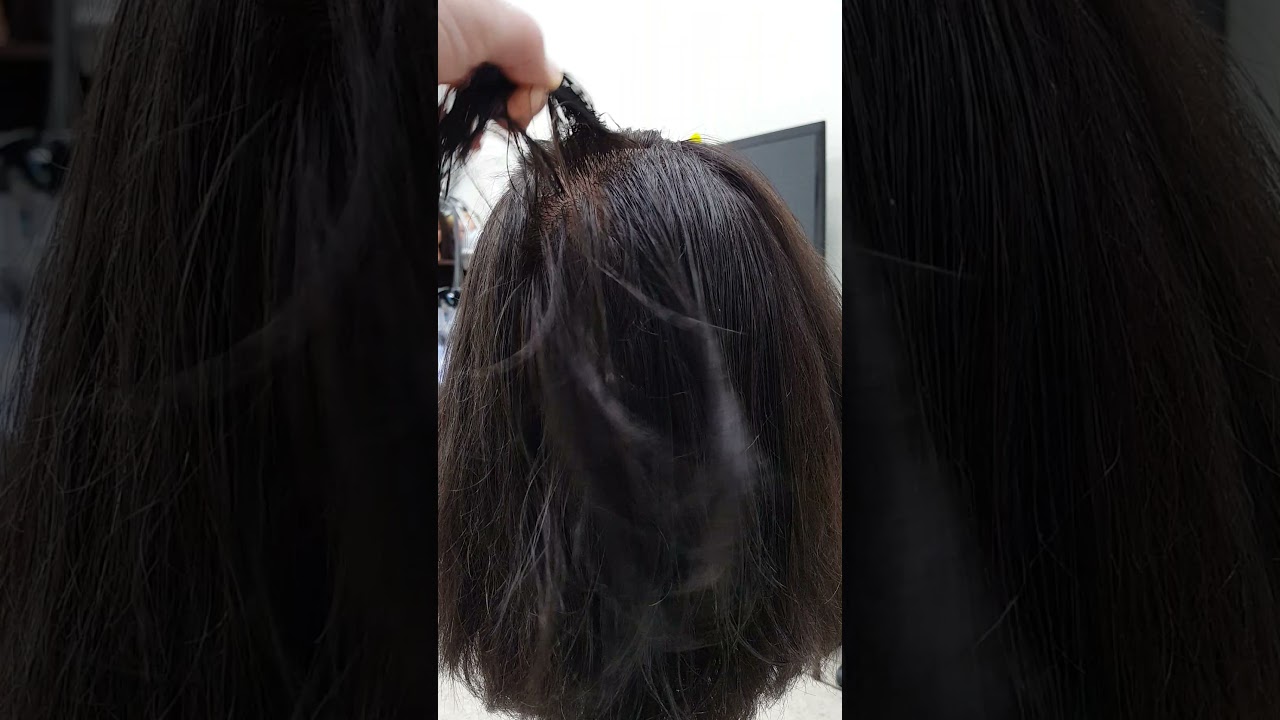 triangular base pin curl