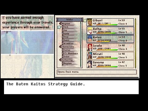 Baten Kaitos Strategy Guide.