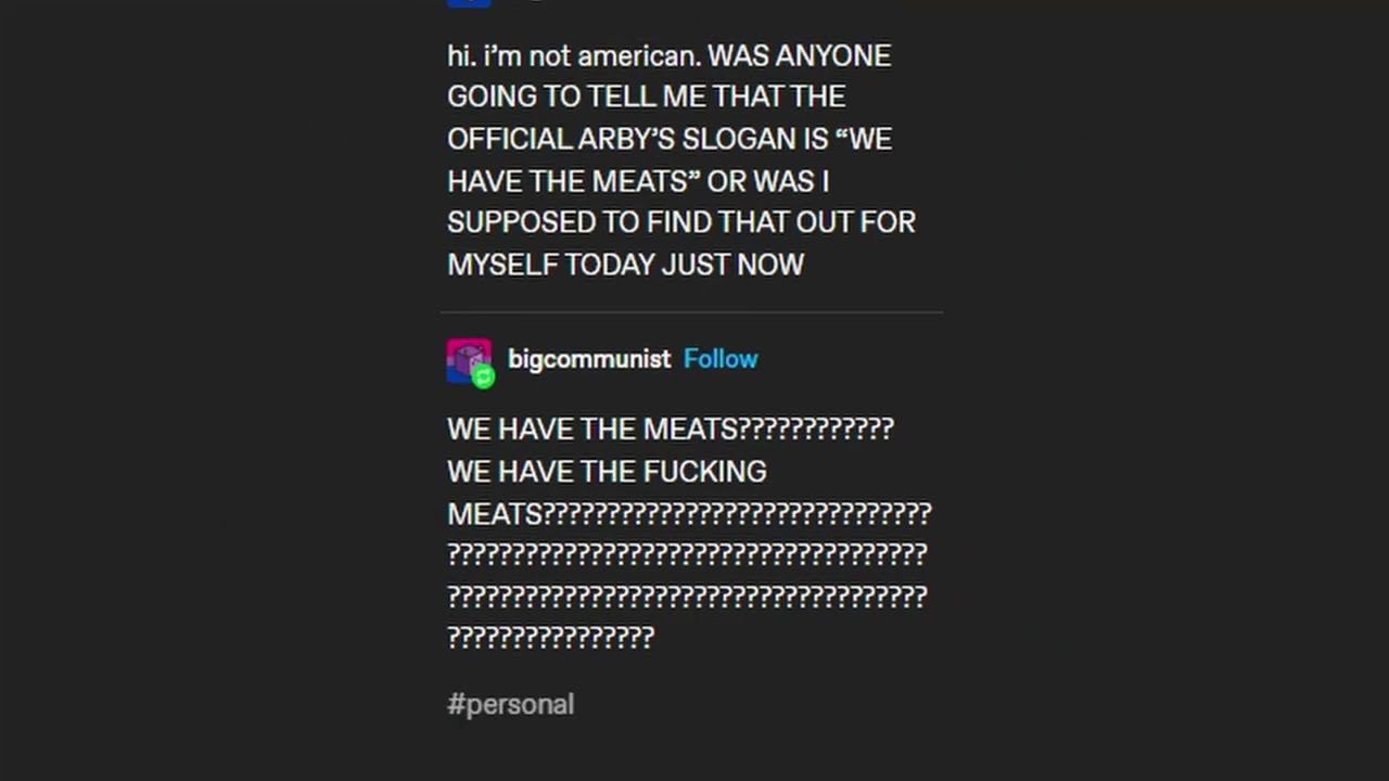 Tumblr user discovers Arbys
