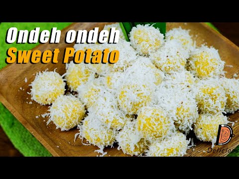How to make Ondeh Ondeh(using Sweet Potato!)