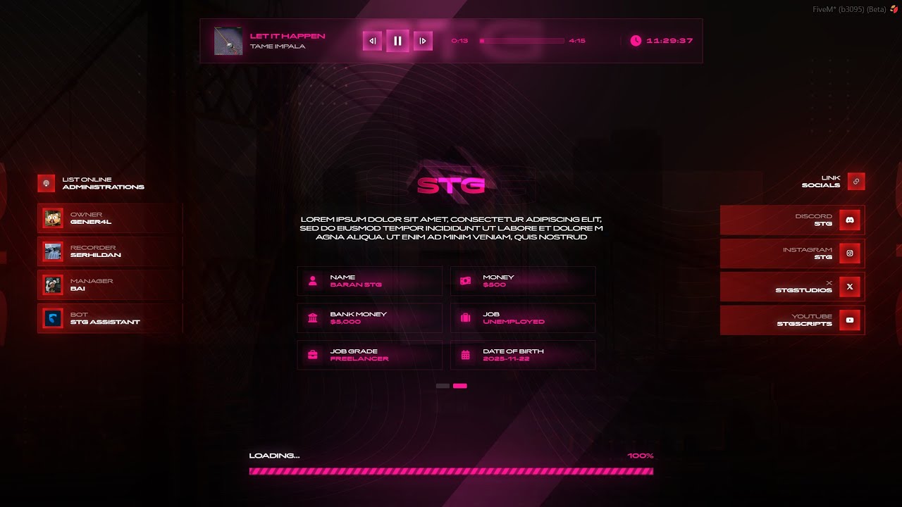 FiveM Loading Screen V2 Script | Fivem Script