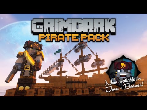 Epic Pirate Combat Resource Pack for Minecraft Java, Bedrock & MCPE (Armor + Tools Showcase)