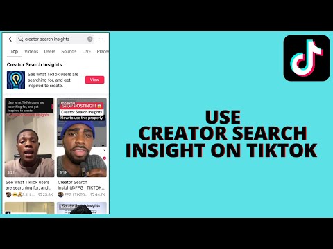 How to Use Creator Search Insights On Tiktok