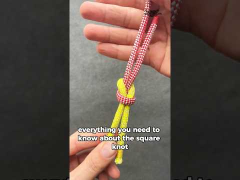 Square Knot: Everything You Need to Know in 30 Seconds! #campingknots #knottutorial #dailylifehacks