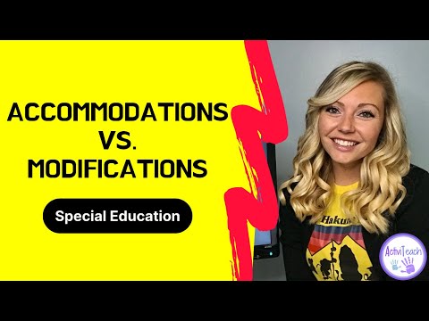 Accommodations vs Modifications Examples in Special Education | What is the Difference?