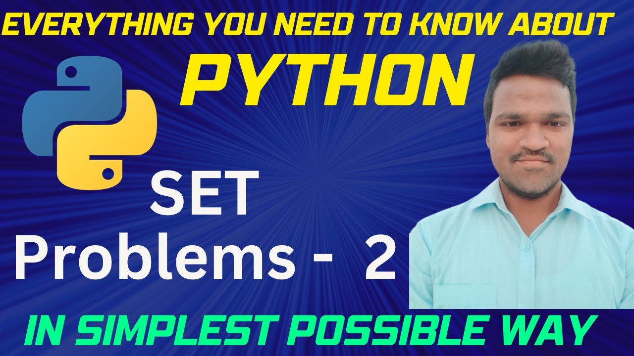 Python Set Problems 2 | Python Find Unique Values Using Sets | Removing duplicate values using sets