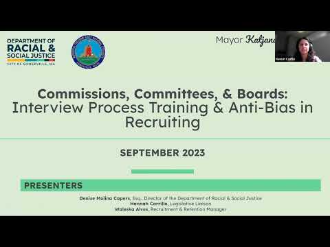 RSJ: Interview Process Training & Anti-Bias In Recruiting