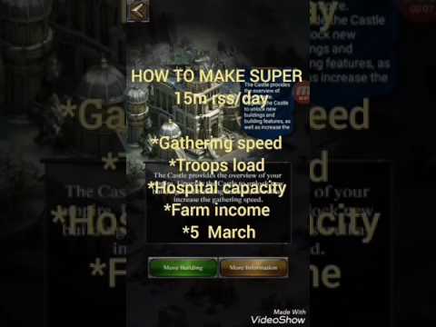 Clash of kings - how to make super farms