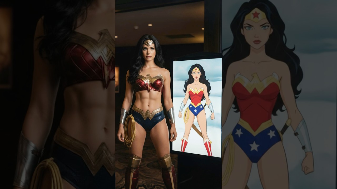 Justice League Unlimited Cast In Movie Theater  #justiceleague #pixverse #dccomics #pixverseai