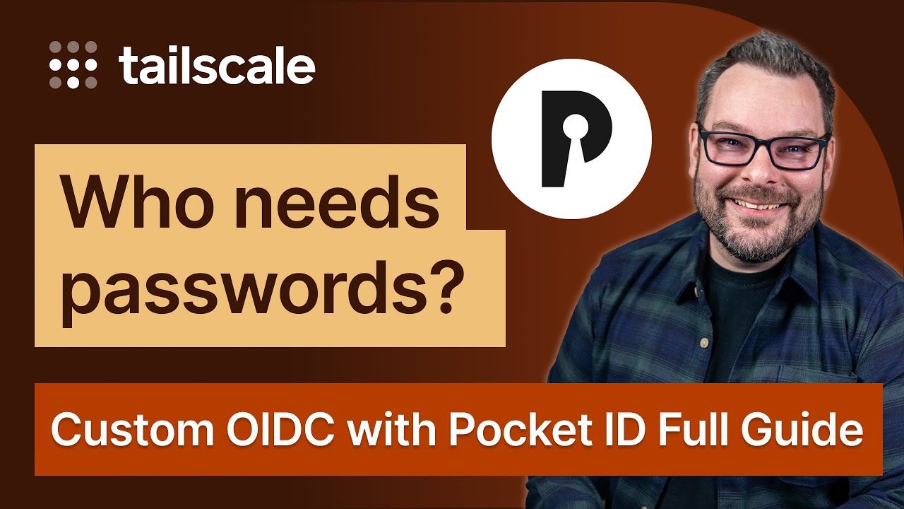 Use a custom OIDC and passkeys to log in to Tailscale with Pocket ID