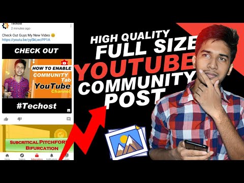 How to post full size HD image on community tab | How to post community on youtube by Android phone