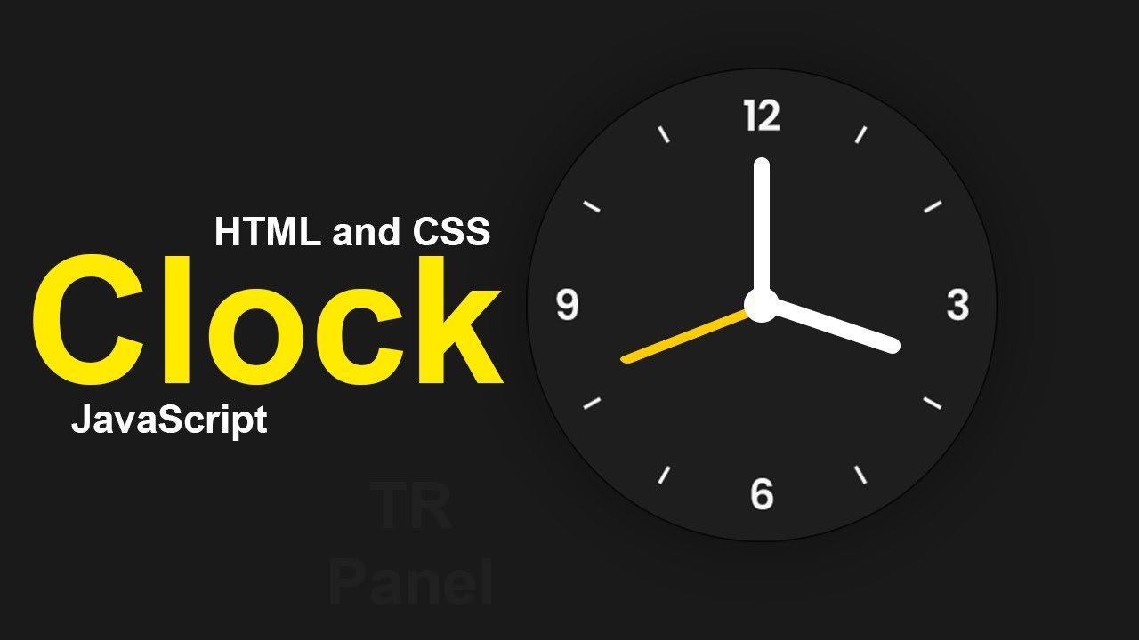 How to Create Analog & Digital Clock | HTML CSS JavaScript Project for Beginners