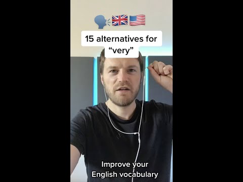 15 Alternatives for 'very' 🗣️🇬🇧🇺🇸 Improve your English vocabulary #shorts