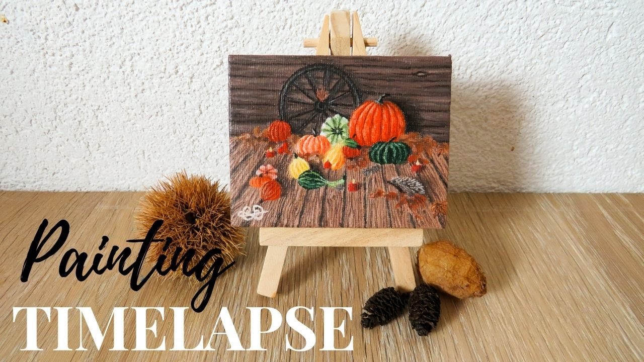 Autumn Still Life | Realistic Oil Painting Timelapse