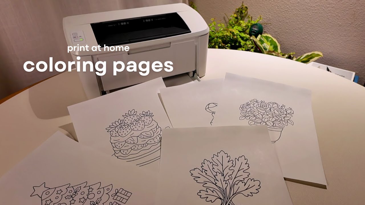 How I Print Coloring Pages at Home 🖨️ ✨Printer & Paper I Use (FREE Printables)
