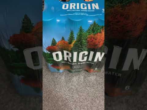 #1304 Origin 100% Natural Spring Water! $4.99 6 Pack! Best Bottled Water? 🍻 #bottledwater #origin