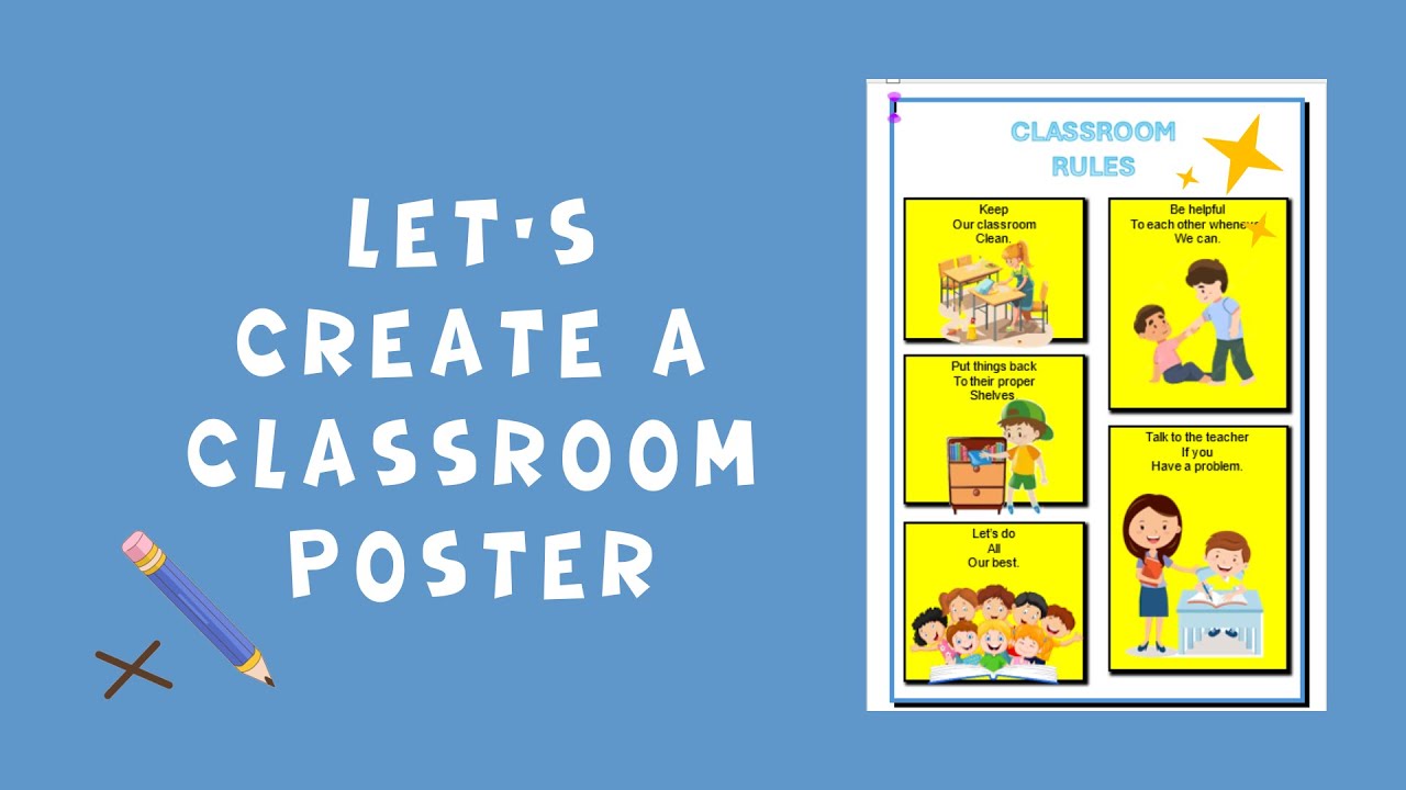 How to Create a Classroom Rules Poster in Microsoft Word | Step-by-Step Tutorial