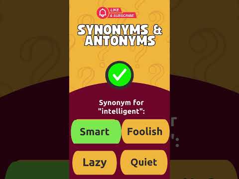 Synonym for "intelligent": #englishlanguage#englishlearning