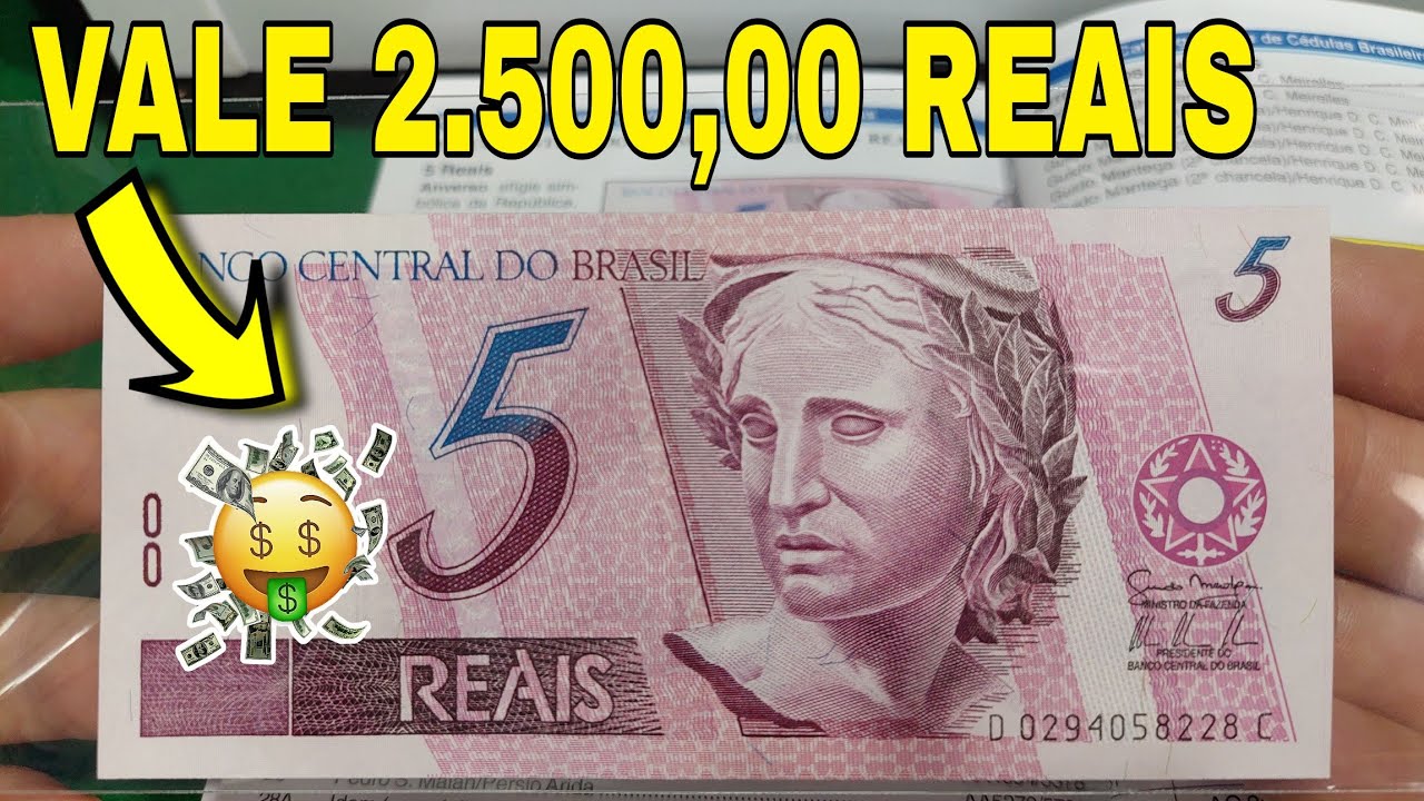 Notas raras: como identificar a cédula de 5 reais supervalorizada