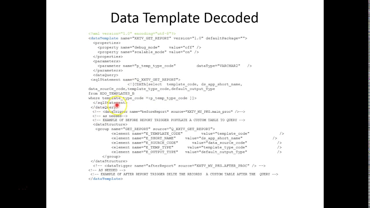 bip 002 005 - Data template based Data extraction