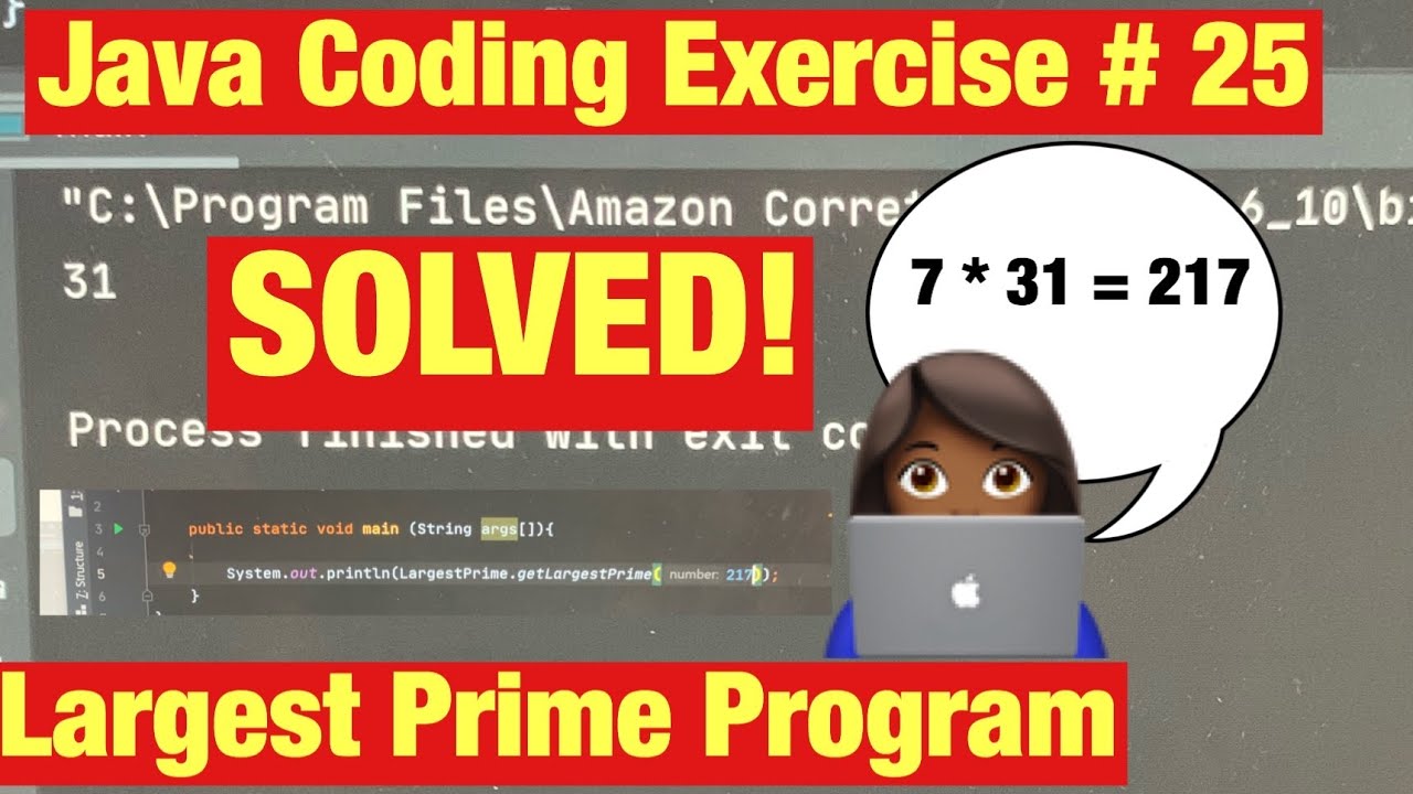 Should we find ALL Prime Numbers 1st ? - Java Coding Exercise (SOLVED) [Largest Prime Program]