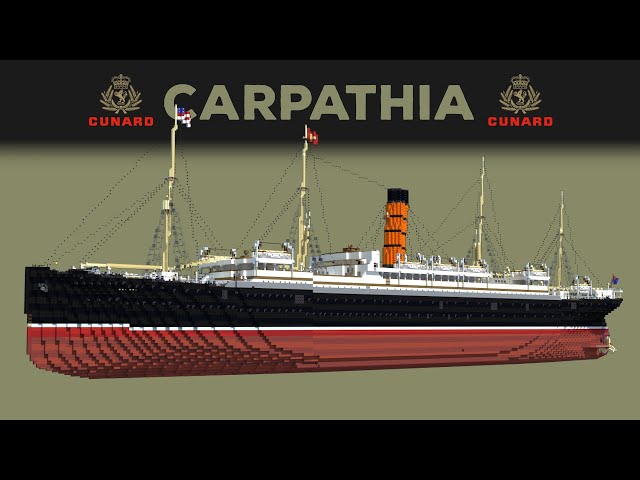 RMS Carpathia 1903 - Titanic's Rescue Ship Minecraft Map