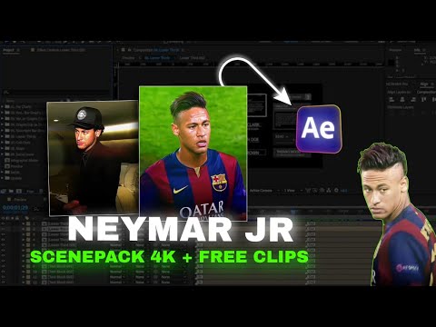 Neymar Scenepack | FREE Clips for Edits (No Watermark, TOPAZ & AE CC)