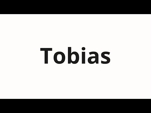 How to pronounce Tobias | Тобиас (Tobias in Russian)