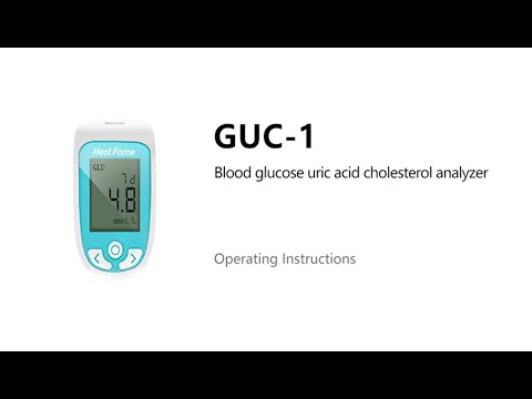 Heal Force GUC-1 | Blood Glucose&Uric Acid&Cholesterol Meter