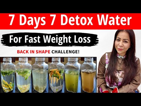 7 Detox Water - Drink 1 Detox Water Everyday, the Result Will Amaze You (In Hindi) | Fat to Fab