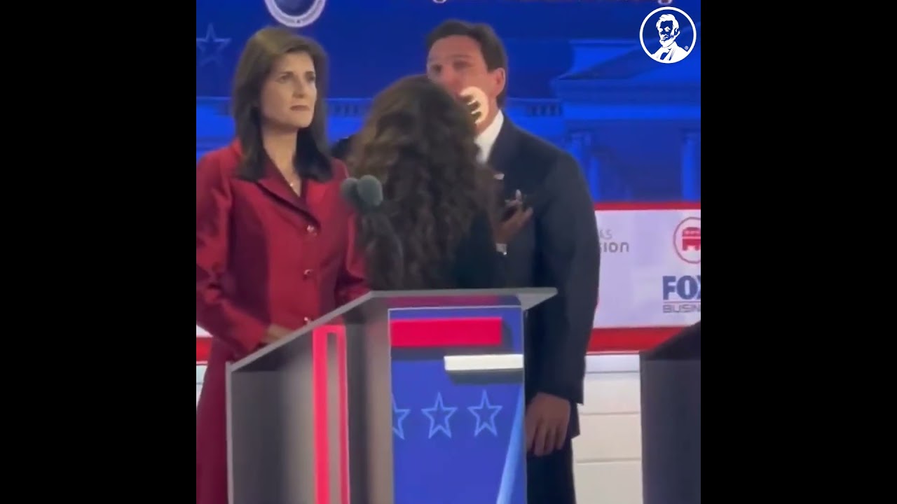 He's getting touched up just in case Donald shows up.