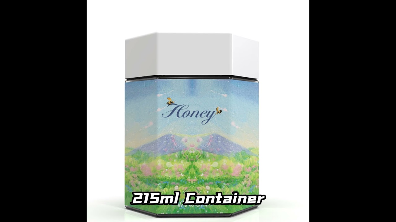 Custom Beautiful Honey Jars Food Plastic Container