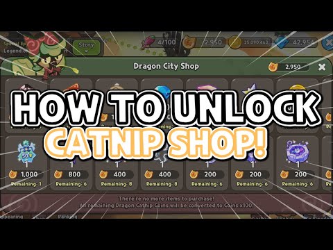 How to UNLOCK the CATNIP Shop/Store in Cookie Run Kingdom